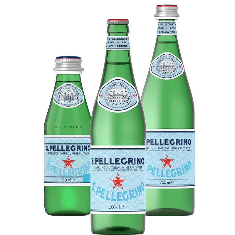 Agua con gas S.Pellegrino: gama vidrio | Sanpellegrino
